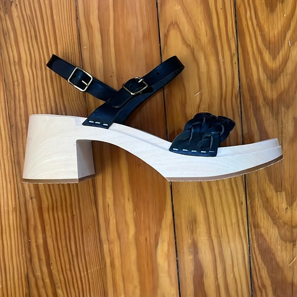 Swedish Hasbeens | Shoes | Swedish Hasbeens Tanja Black Sandal | Poshmark
